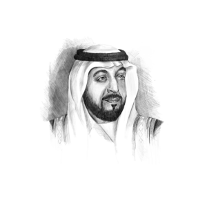 Official Portrait of His Highness Sheikh Khalifa Bin Zayed Al Nahyan ...