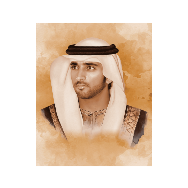 Official Portrait of His Highness Sheikh Hamdan Bin Mohammed Bin Rashid ...