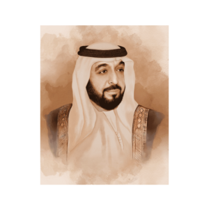 Official Portrait of His Highness Sheikh Khalifa Bin Zayed Al Nahyan ...