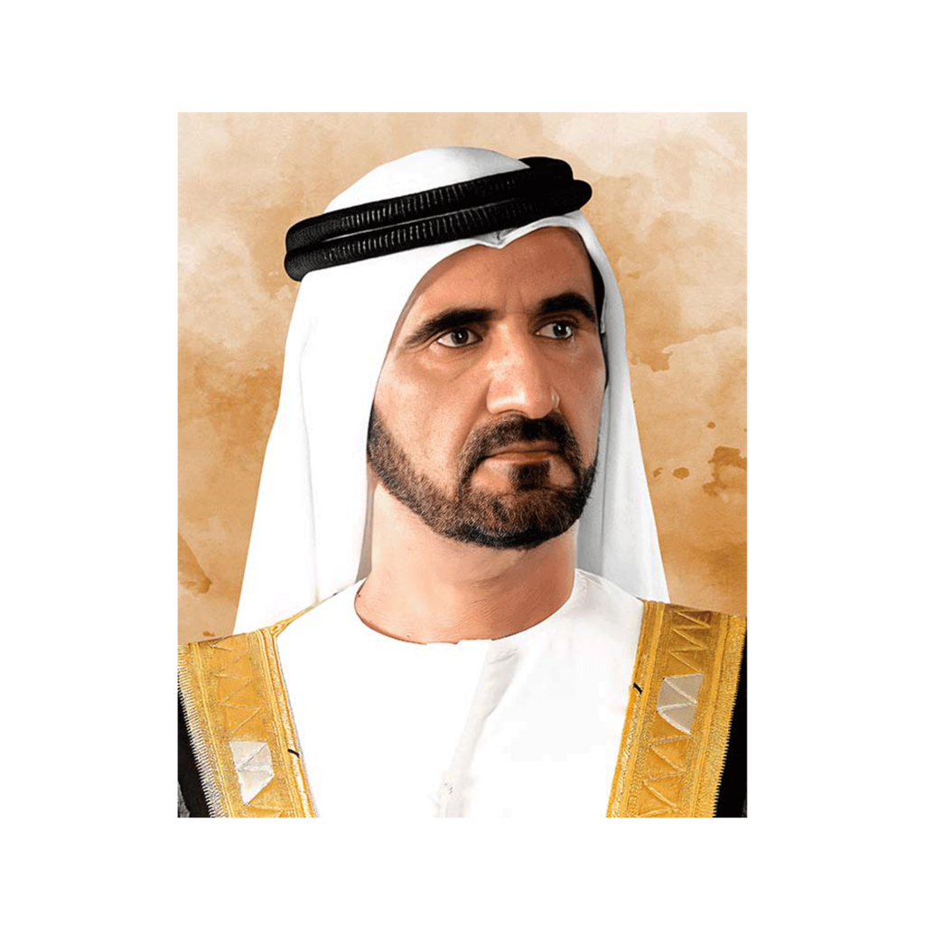 Official Portrait of His Highness Sheikh Mohammed bin Rashid Al Maktoum ...