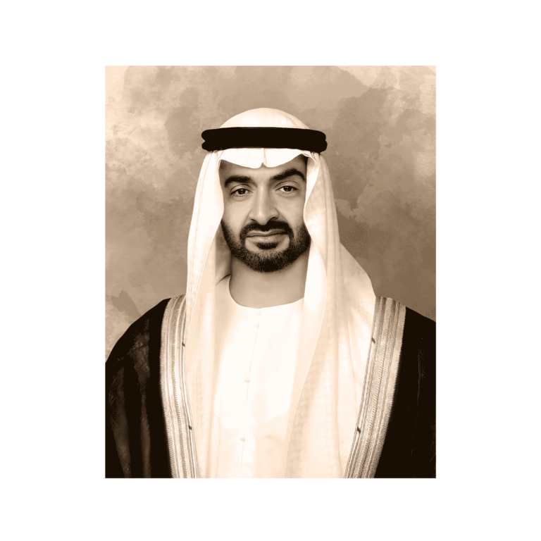 Official Portrait of His Highness Sheikh Mohammed Bin Zayed Al Nahyan ...