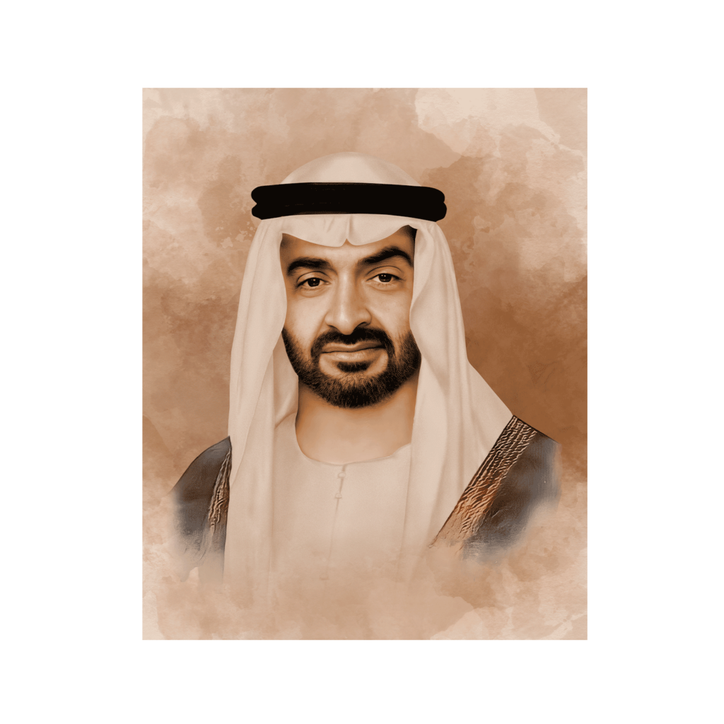 Official Portrait of His Highness Sheikh Mohammed Bin Zayed Al Nahyan ...