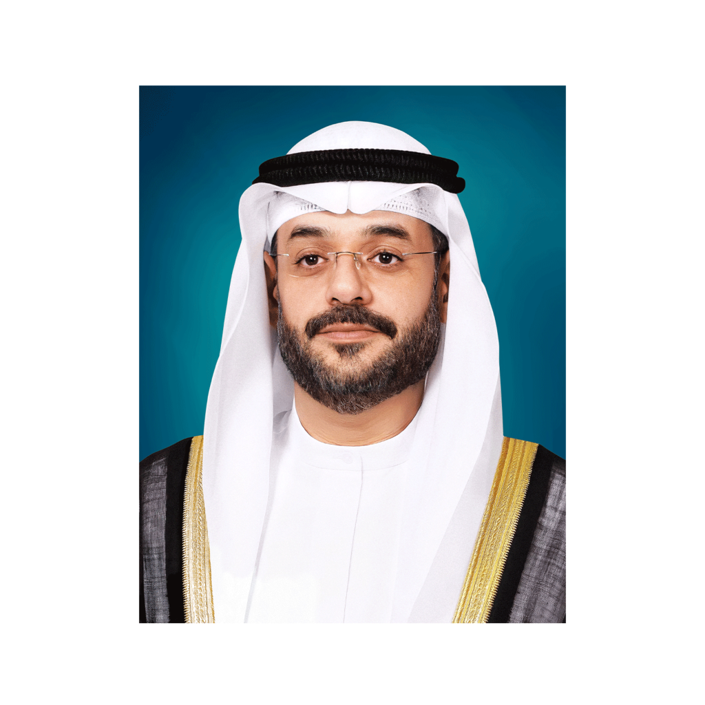 Official Portrait of His Highness Sheikh Sultan Bin Mohammed Bin Sultan Al Qasimi - Blue - Shop