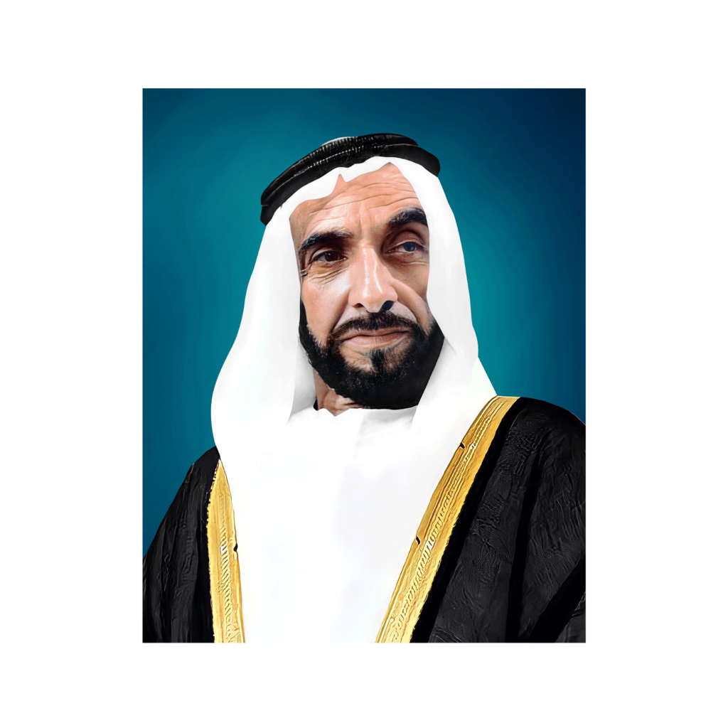 Official Portrait of His Highness Sheikh Zayed Bin Sultan Al Nahyan ...