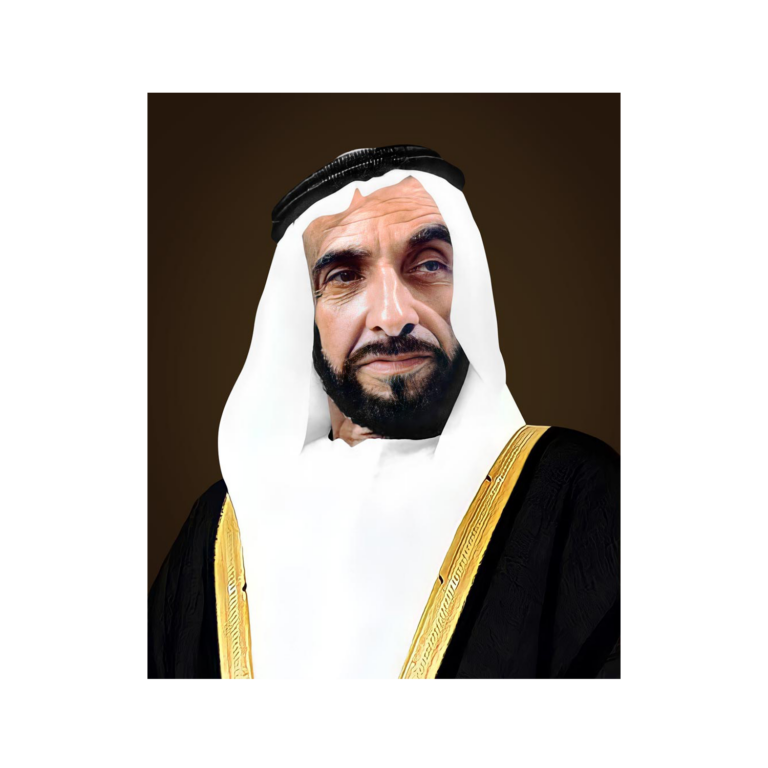 Official Portrait of His Highness Sheikh Zayed Bin Sultan Al Nahyan ...