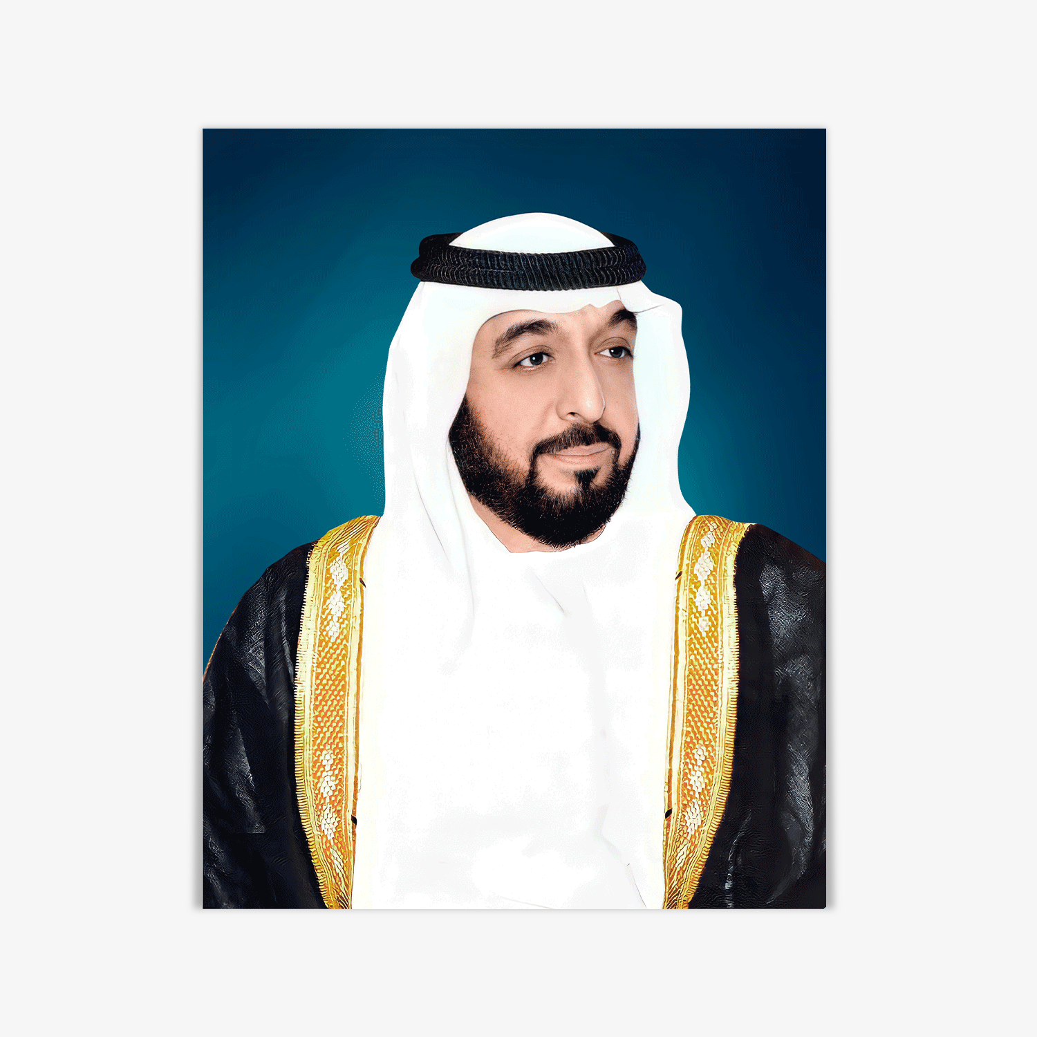 Portrait Of Sheikh Khalifa Bin Zayed Al Nahyan Monda Gallery
