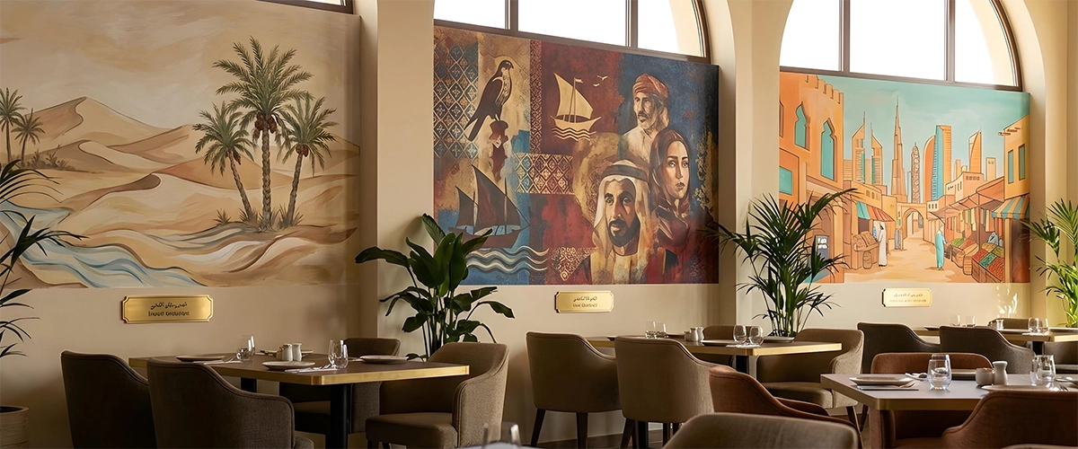 The Ultimate Guide to Instagrammable Restaurant Walls in UAE | ArtSmileybiz